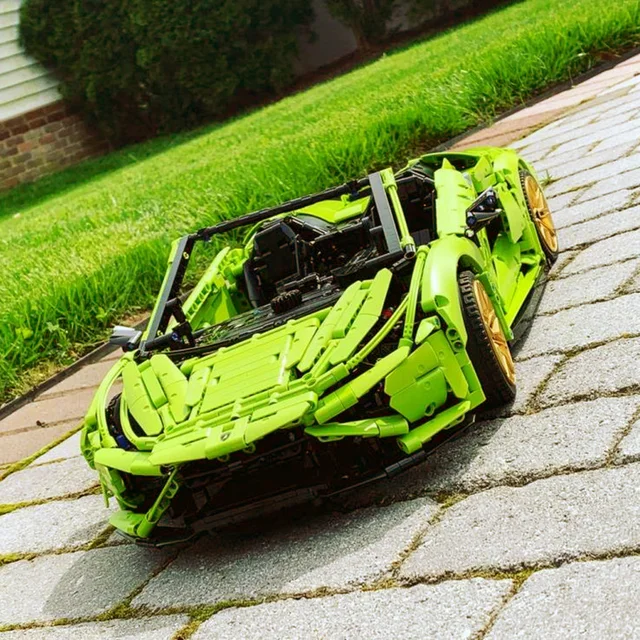 STOCK High-Tech RC Lamborghinied Super Sport Racing Car Bricks Model ...