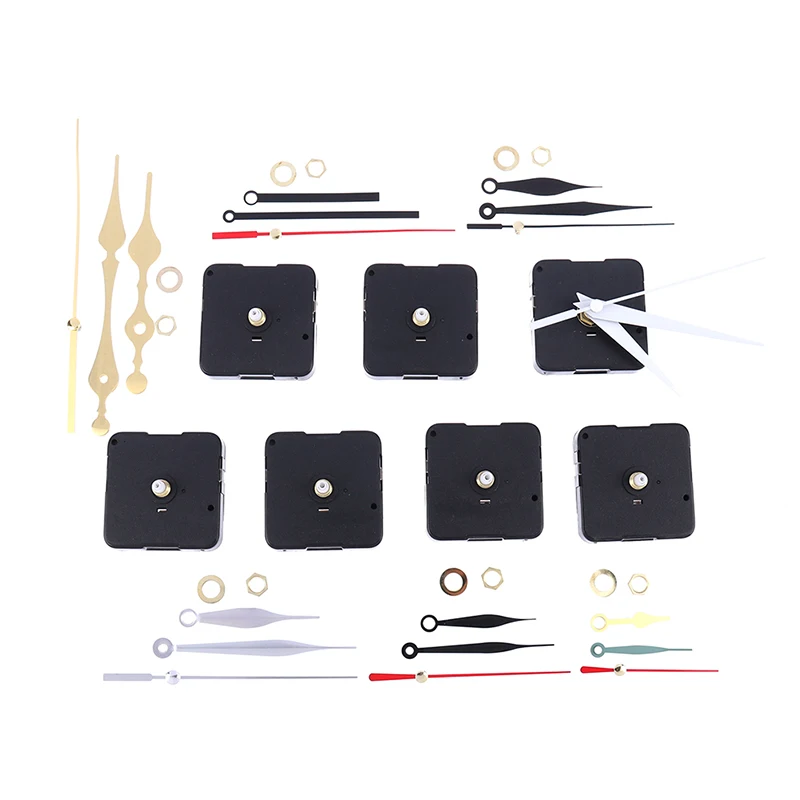 1 Set Colorful Silent Large Wall Clock Quartz Clock Movement Mechanism ...