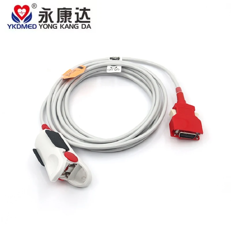 Monitor de pacientes de marca con sensor spo2 reutilizable directo de ...