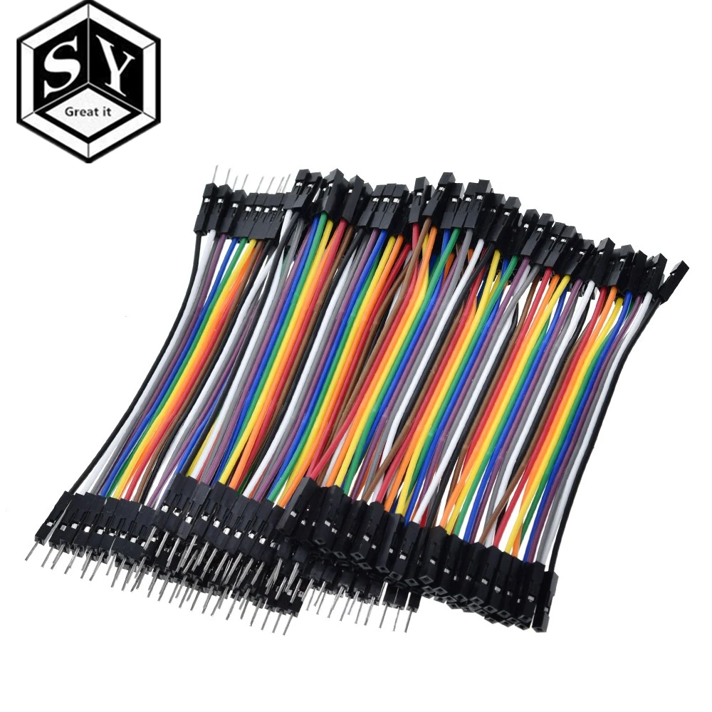 Dupont Line 120pcs 10CM 40Pin Male to Male + Male to Female and Female ...