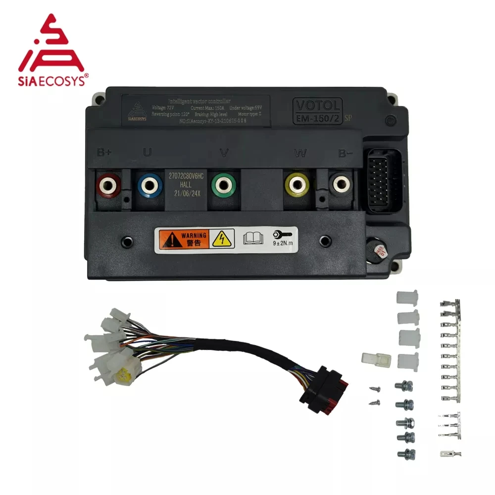 SiAECOSYS Votol EM150-2SP 72V 150A Sine Wave Controller Programmable ...