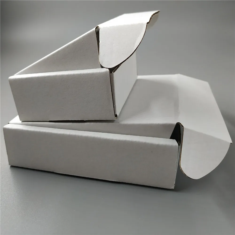 19*11*3cm 50pcs large white Paper Mailing Box Express Transportation ...