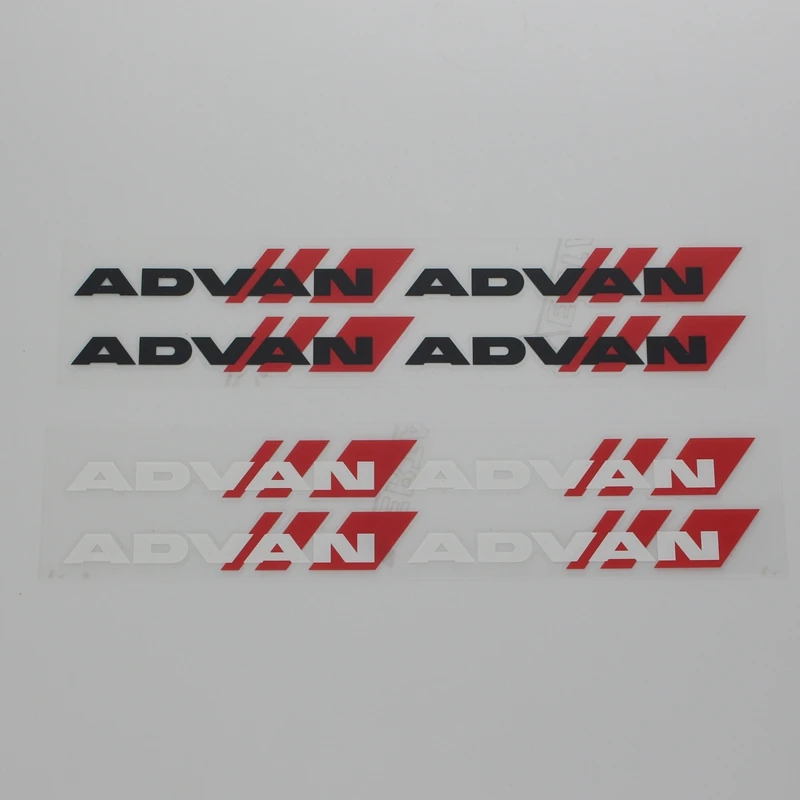 MOTORS 2x ADVAN Sticker Decal Vinyl PVC Racing JDM Car Window Auto Rims ...