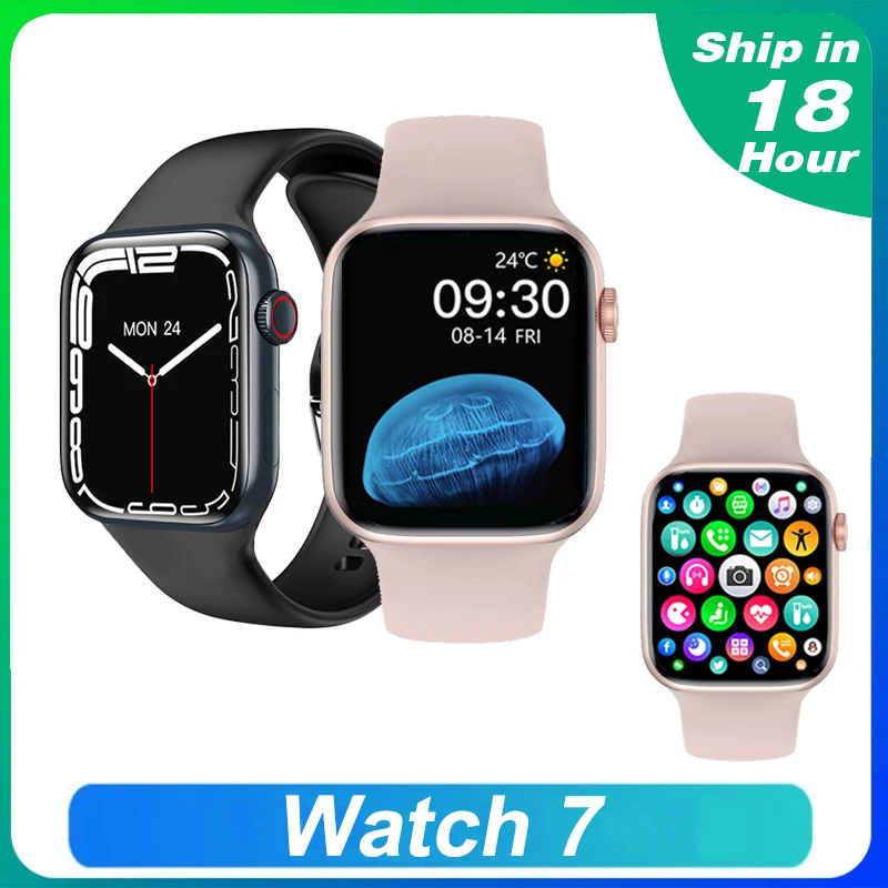 2022 Wholesale Watch 7 Smart Watch Bluetooth Call Heart Rate Sleep ...