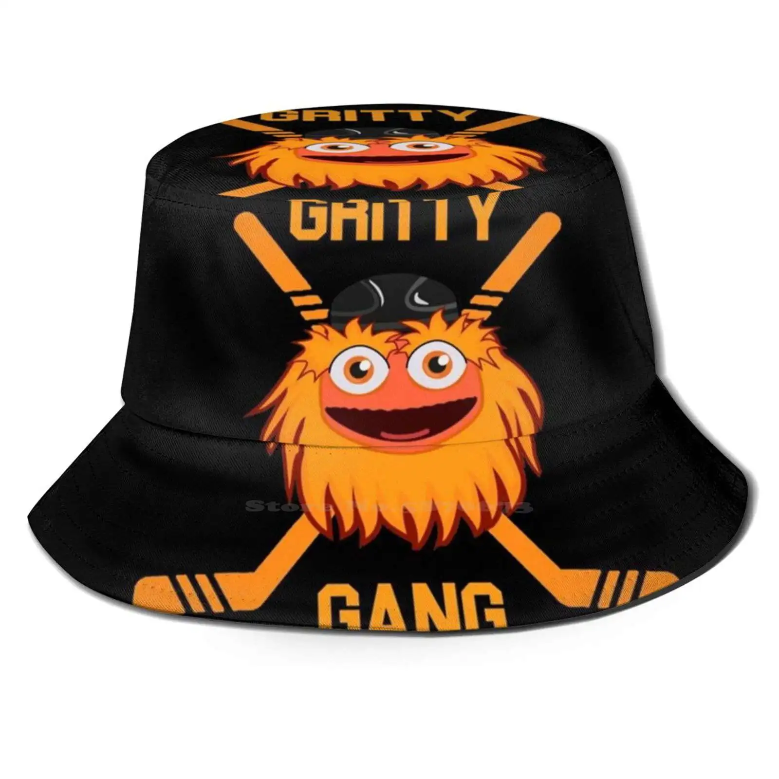 Gritty Mascot Gritty Gang Mascot Philly Hockey Fans Unisex Summer Cap ...