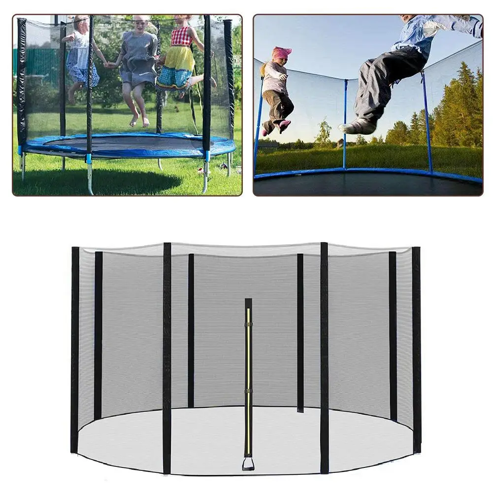 1.83/2.44/3.06/3.66m Trampoline Enclosure Durable Pp Safe Nylon ...