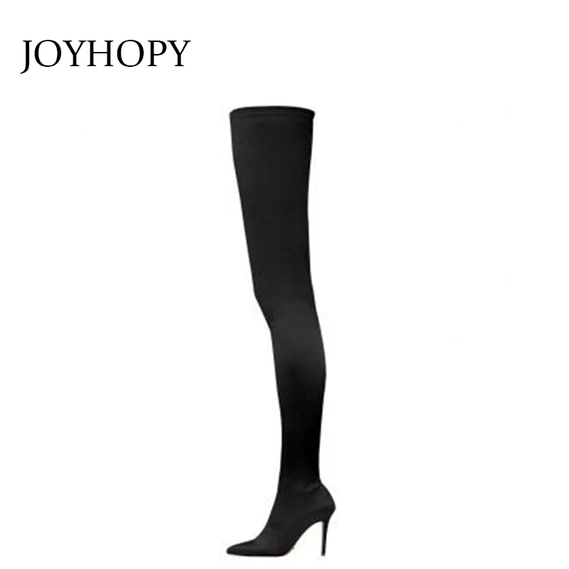 Fashion-Elastic-Stockings-Over-The-Knee-Boots-Women-Autumn-Winter ...