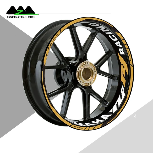 Black Gold Yamaha R1 Decal