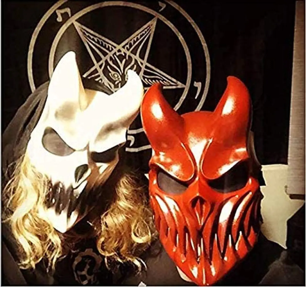 Halloween Cosplay Props Kid of Darkness Demolisher Mask Glowing ...