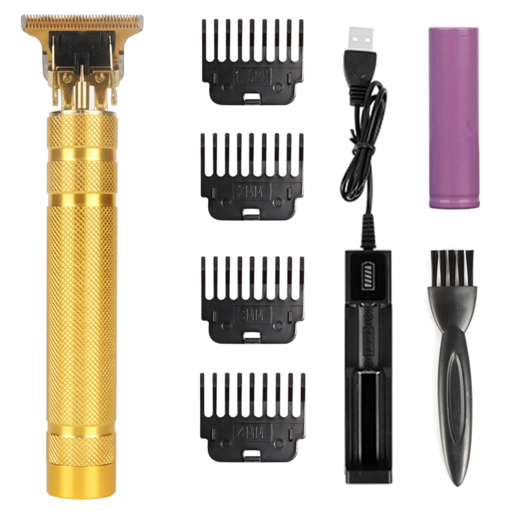 Metal Barber Finish Electric Hair Clipper All In One Men Beard Hair ...
