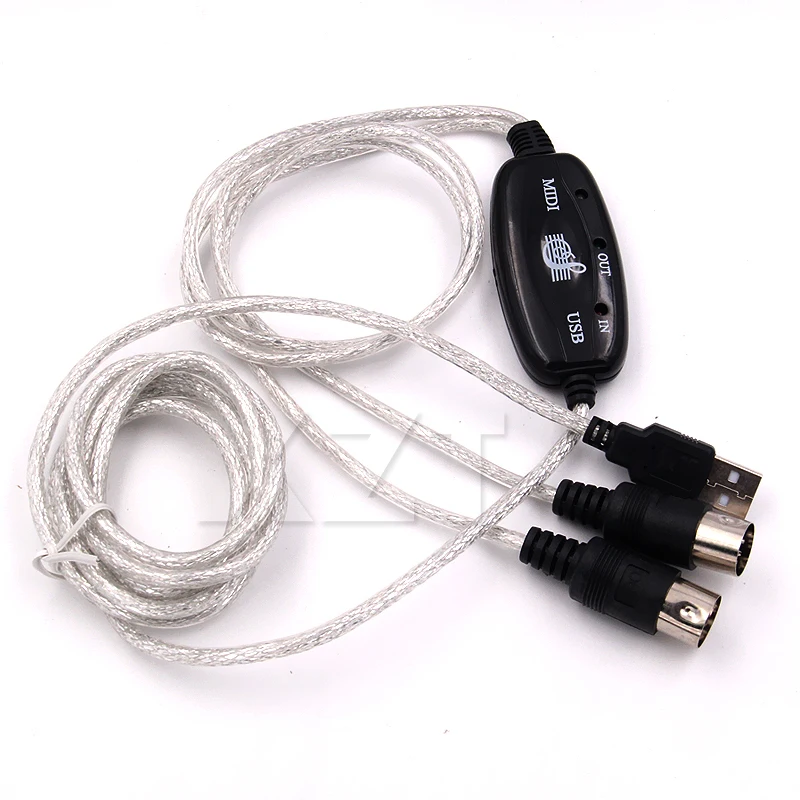 Usb Cable In-out Midi Converter For Pc To Electronic Organ Music Audio ...