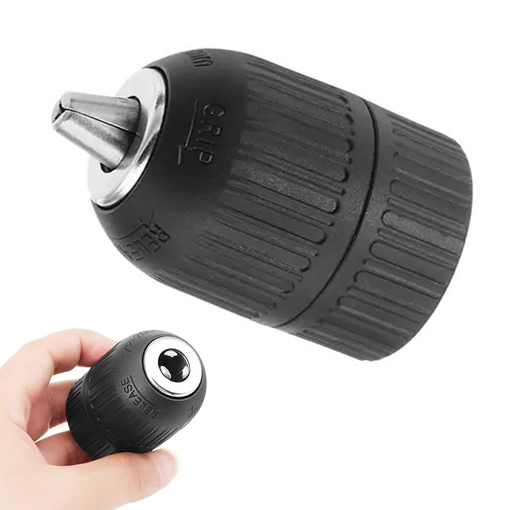 2-13mm-1-2-20UNF-Self-locking-Drill-Chuck-Hand-Tight-Chuck-Wrench ...