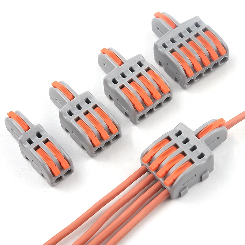 5-10pcs-1-in-multiple-out-Quick-Wire-Connectors-Combined-Butt-Parallel ...