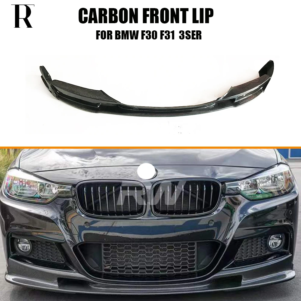 O-Style-Carbon-Fiber-Front-Bumper-Chin-Lip-Spoiler-for-BMW-F31-F30 ...
