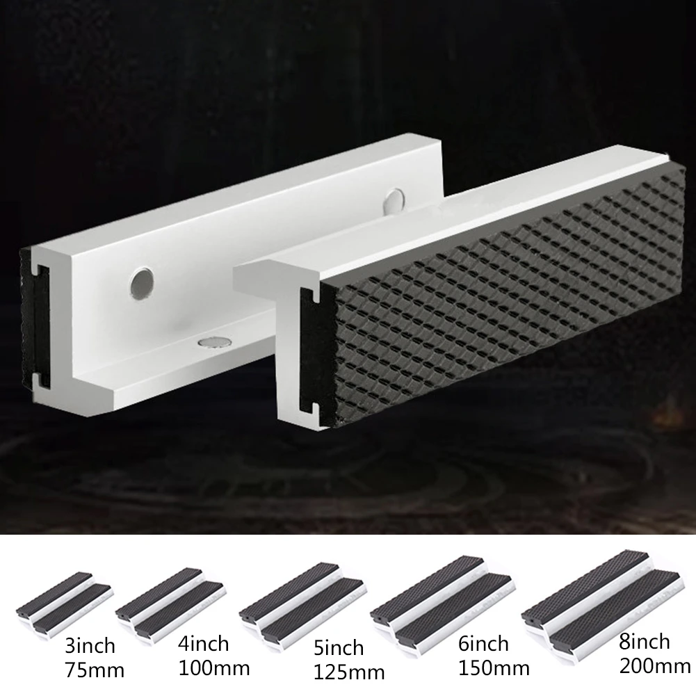 Vise Jaws Universal Soft Vice Jaws Pads Covers Magnetic Protective ...