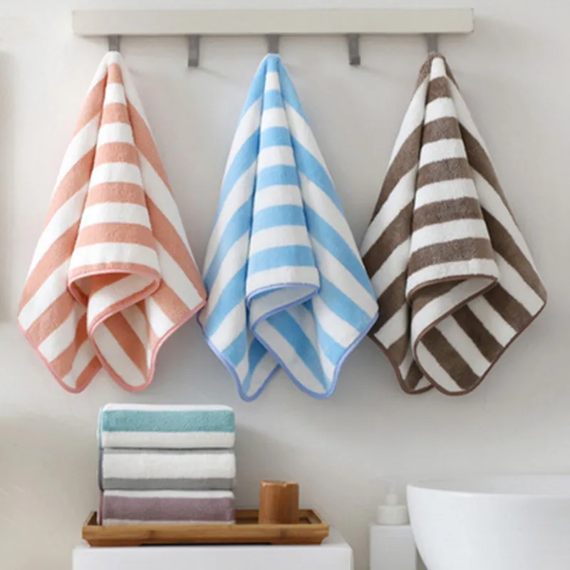 Flannel bath towel for Swimming pool bathroom soft absorbent Quick-Dry ...