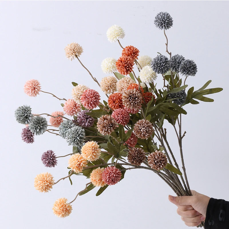 Artificial 5 Head Dandelion Home Wedding Living Room Decoration ...