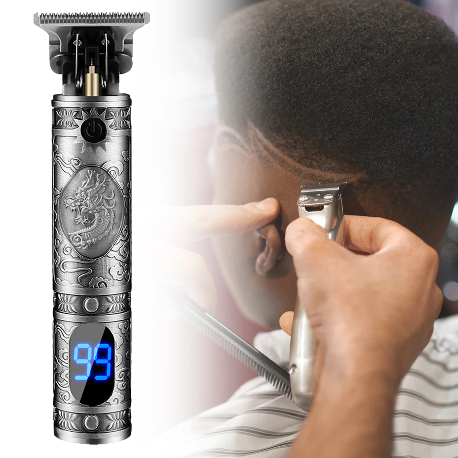 CISEAUX DE COUTURE,Black--Tondeuse électrique professionnelle T9, rasoir Rechargeable pour ...