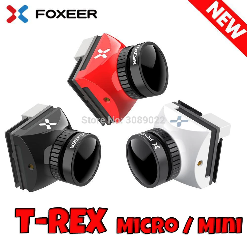 Foxeer T-REX Micro / Mini 1500TVL Camera Super WDR 4:3 16:9 PAL/NTSC ...