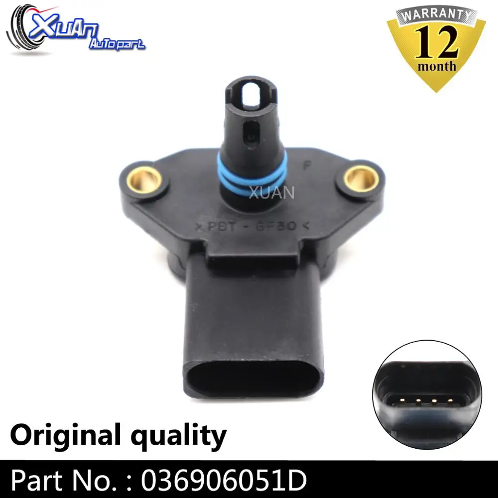 XUAN 036906051 датчик давления в коллекторе датчик для AUDI A2 SKODA ...
