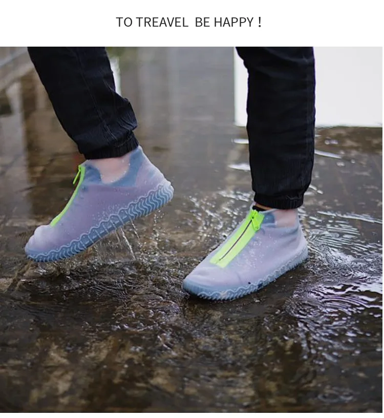 Силиконовый чехол для резиновых туфель; непромокаемая водонепроницаемая ...