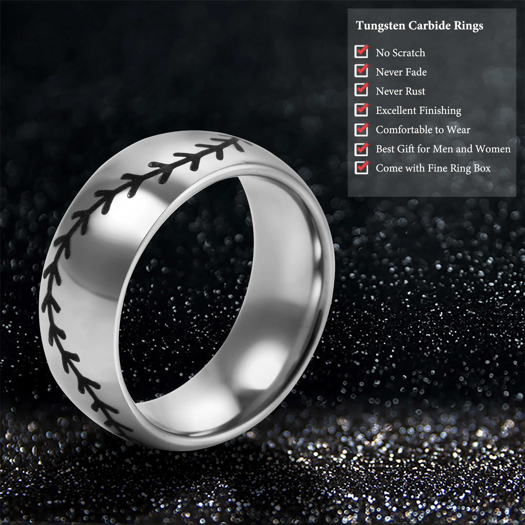 Baseball Wedding Ring Holder