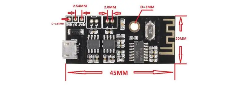 MH-MX8 M18/M28/M38 Wireless Bluetooth MP3 Audio Receiver board BLT 4.2 ...