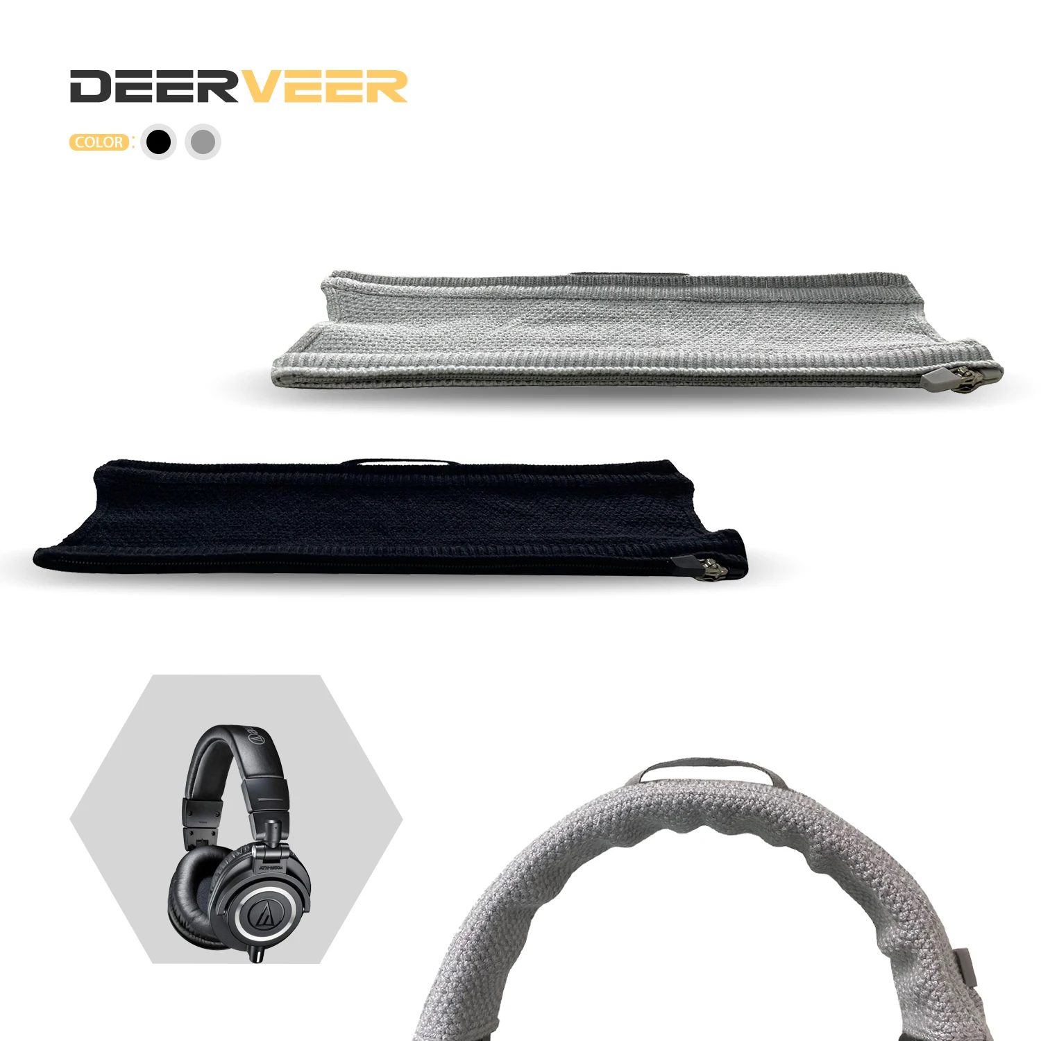 DEERVEER-Headband-Cover-Compatible-With-ATH-M50X-ATH-M50XBT-ATH-M40X ...