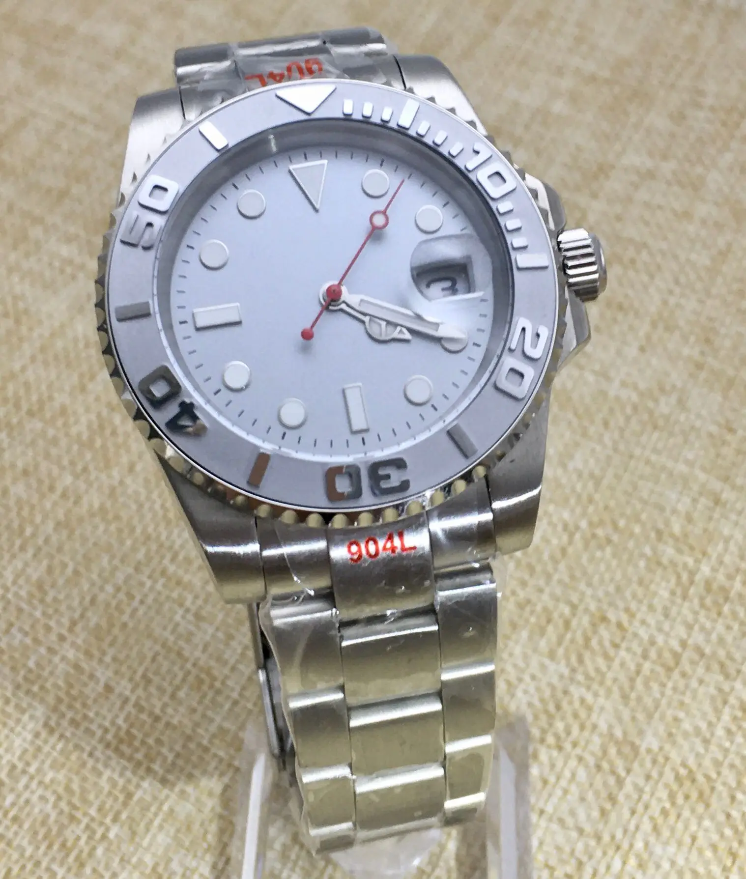 Silver-Grey-Luminous-Dial-Men-s-Watch-Automatic-Mechanical-Clock ...