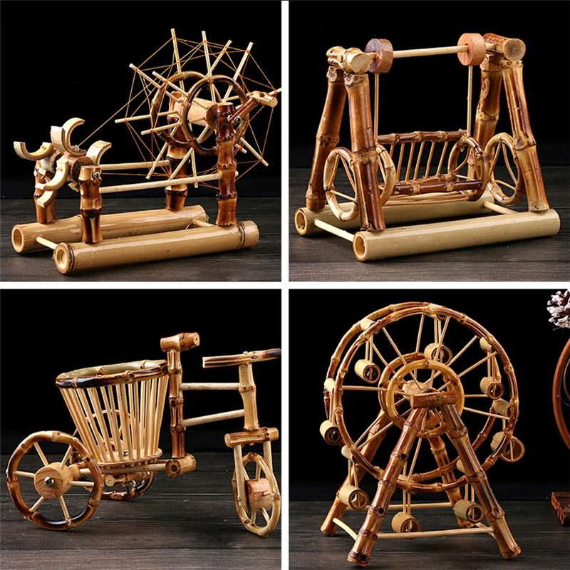 Bamboo-Ferris-wheel-bamboo-windmill-waterwheel-model-decorations-purple ...