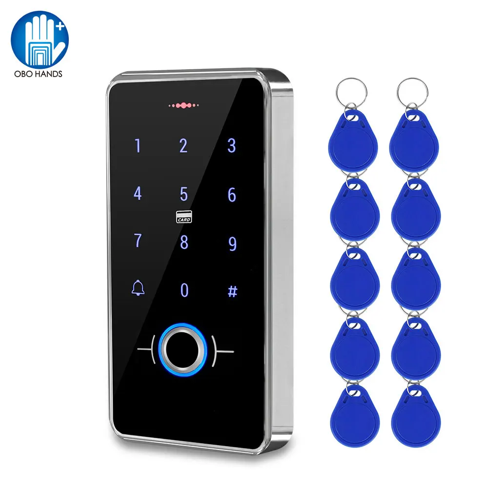 Outdoor IP68 Waterproof Fingerprint Access Control Keypad RFID Keyboard ...