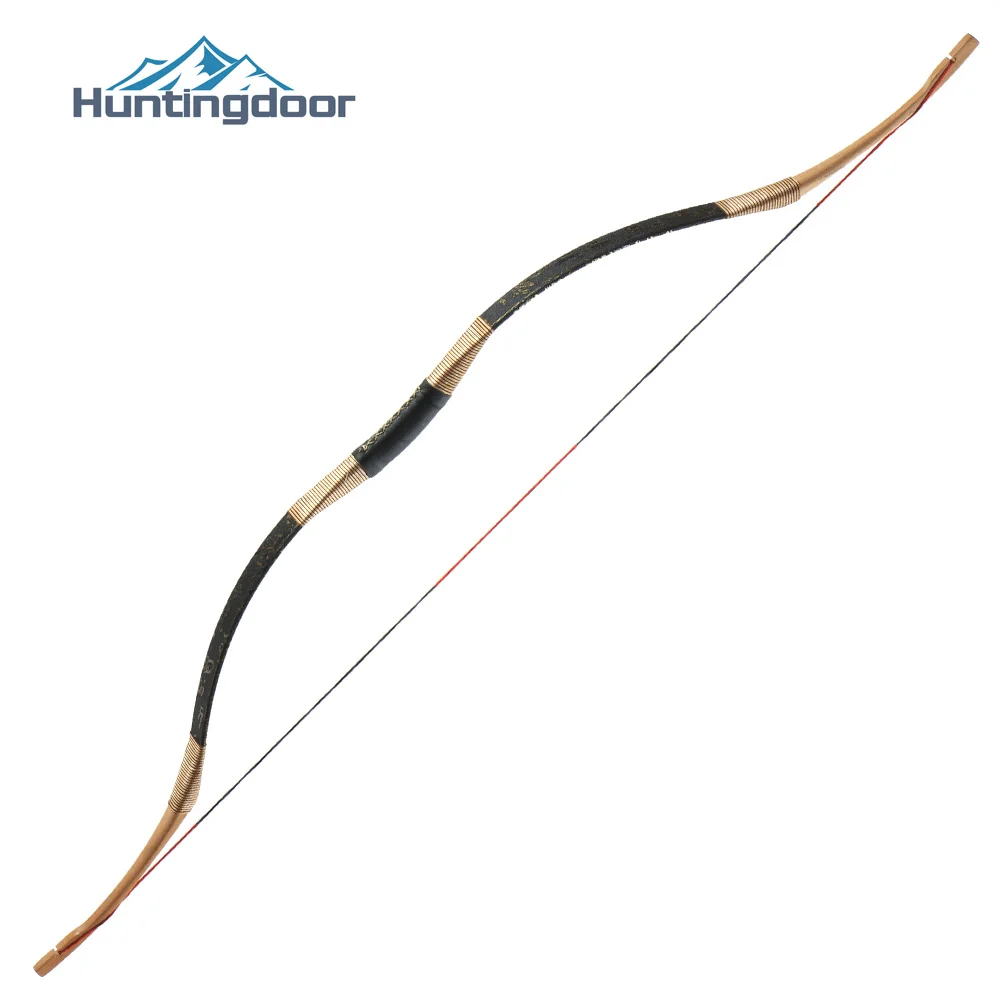Recurve-Long-Bow-Traditional-Archery-Horsebow-Longbow-with-Case-Left ...
