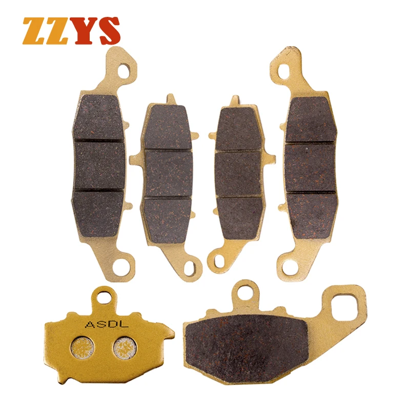 Motorcycle-Front-and-Rear-Brake-Disc-Pads-Set-For-Kawasaki-ZRX400-ZR400 ...