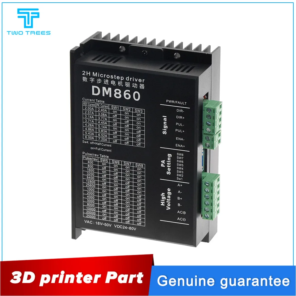 Stepper motor driver controller DM860/DM860H microstep motor brushless ...