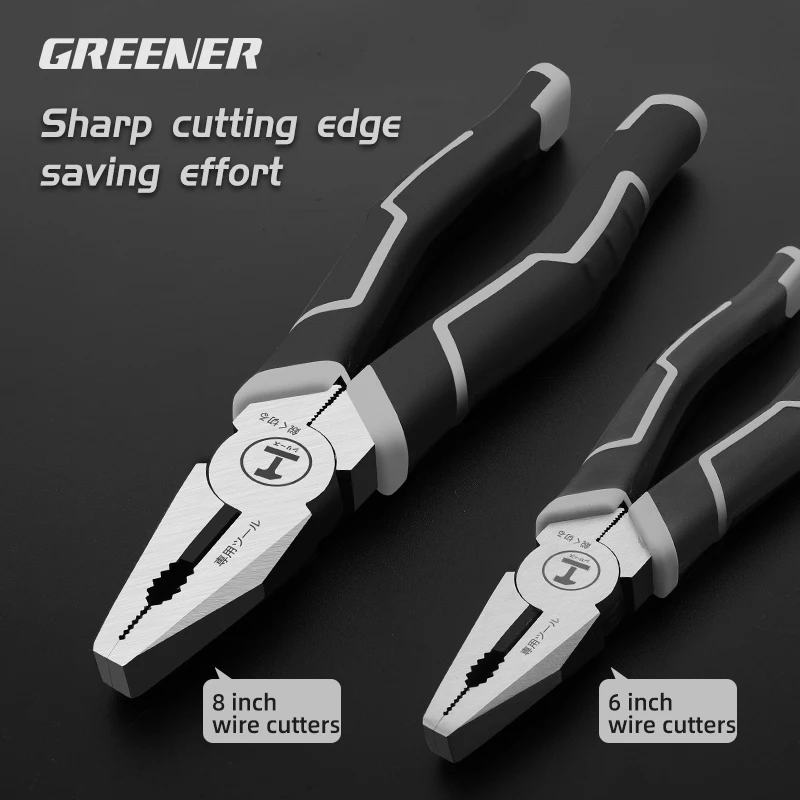 Greener Steel wire pliers, electrician specific diagonal pliers ...