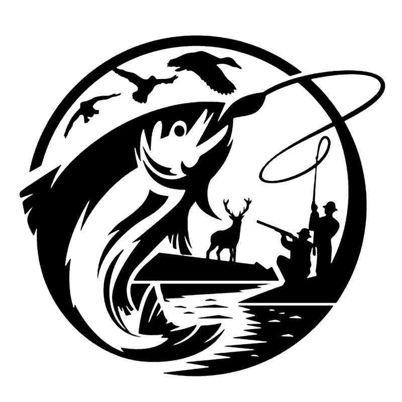 Fishing And Hunting Decals