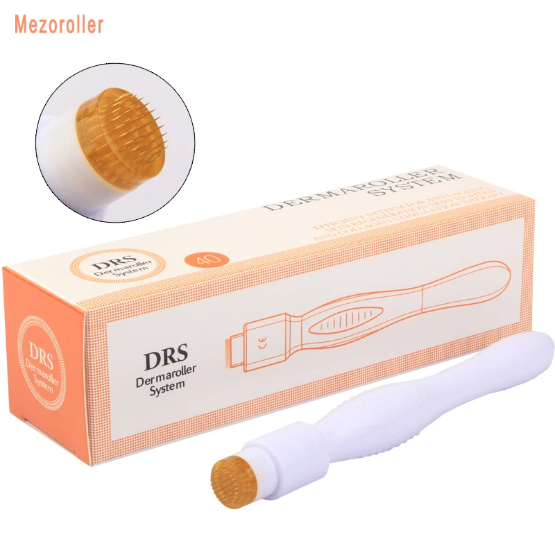Mezoroller-DRS40-Derma-Stamp-Titanium-Real-Needle-MTS-Skin-Care-Hair ...
