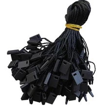Black String Hang Tags | Hang Tag Strings Cord | Black Hangtag Strings ...