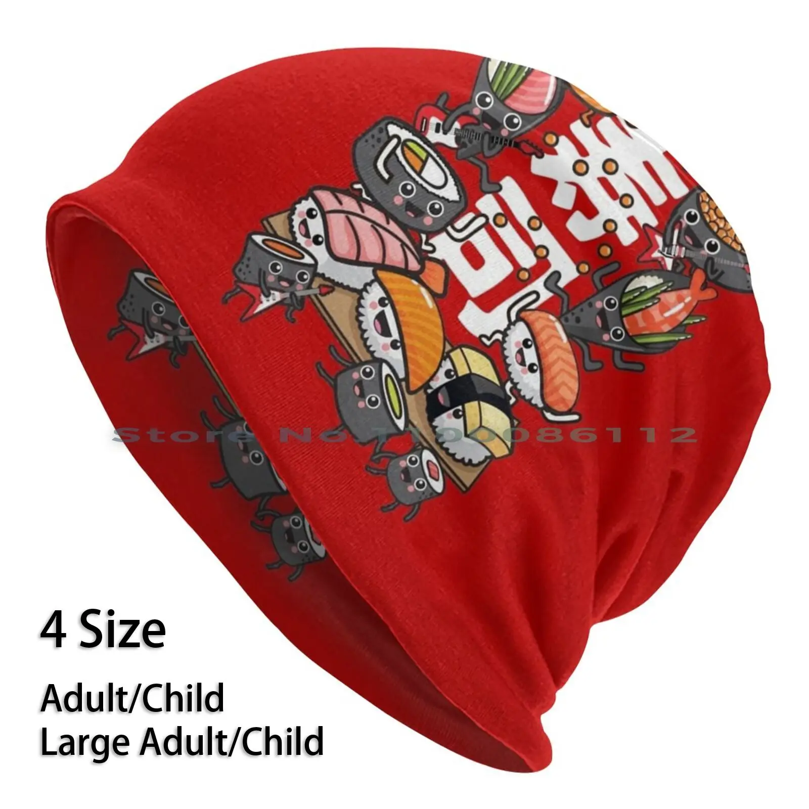 Sushi-Beanies-Knit-Hat-Kawaii-Tasty-Delicious-Cute-Food-Oishi-Kanji ...