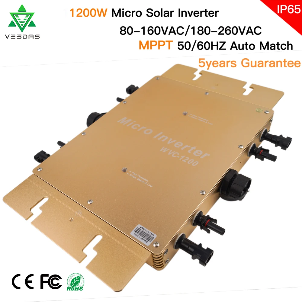 Micro Solar Inverter | Grid Solar Inverter | Inverter Grid 1200w | 300w ...