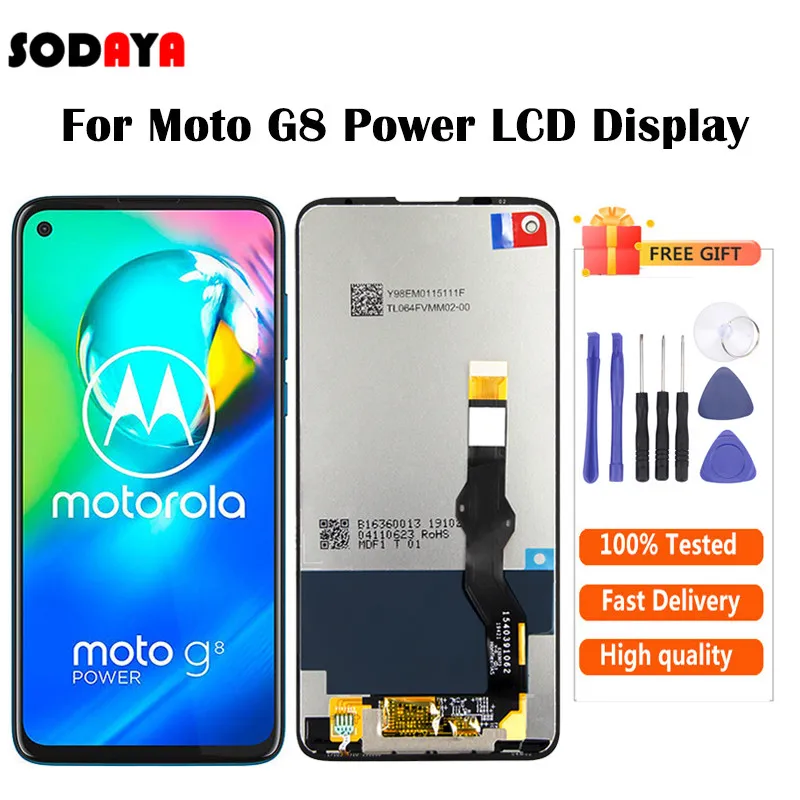 For Motorola Moto G8 Power LCD Display + Touch Screen sensor Panel ...