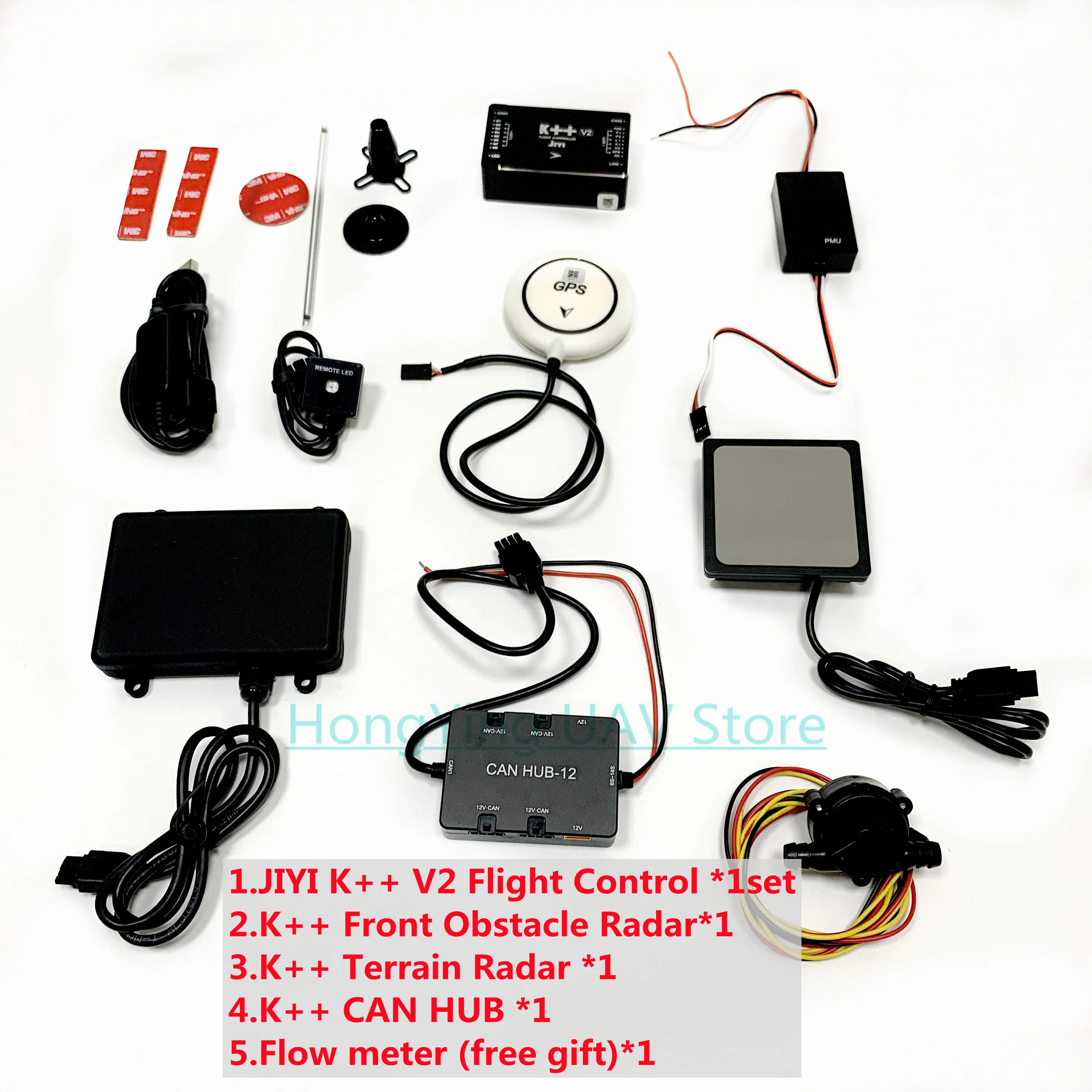 JIYI-K-V2-flight-control-Dual-CPU-HUB-optional-obstacle-avoidance-radar ...