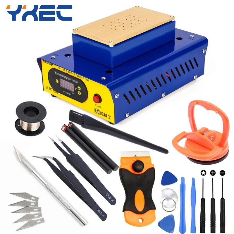 Bomba de Vácuo Embutido UYUE Split Screen Máquina Separador Para ...