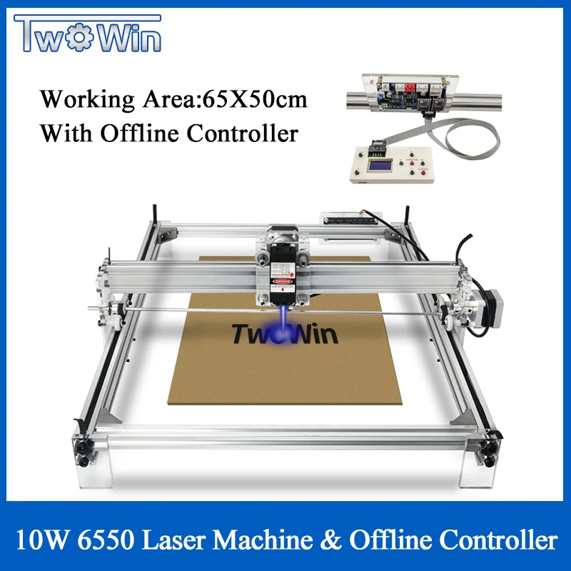 1w 5.5w 20w Big Laser Cnc 6550 Machine Desktop Diy Laser Engraving ...