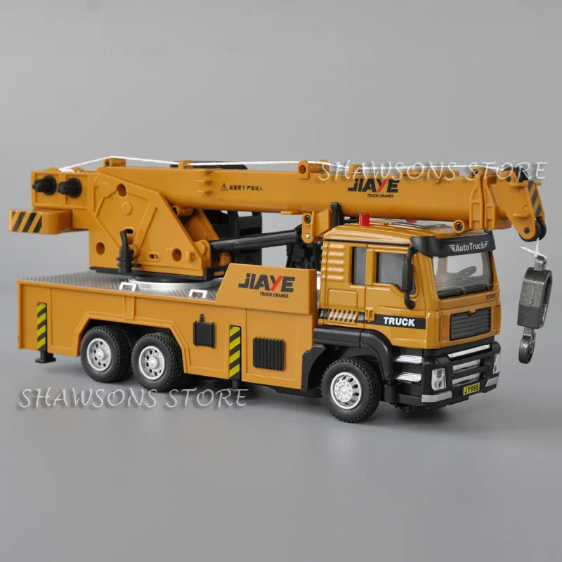 1:50 Scale Diecast Metal Engineering Vehicle Model Toy Crane Truck ...