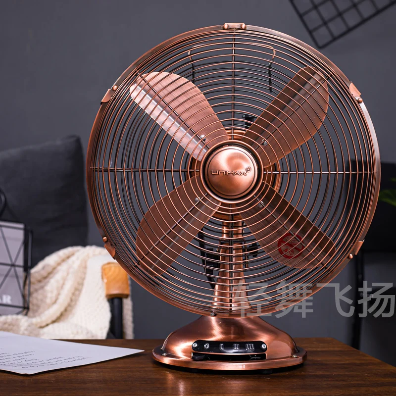 Retro-12inch-American-country-style-metal-table-fan-nostalgic-retro ...