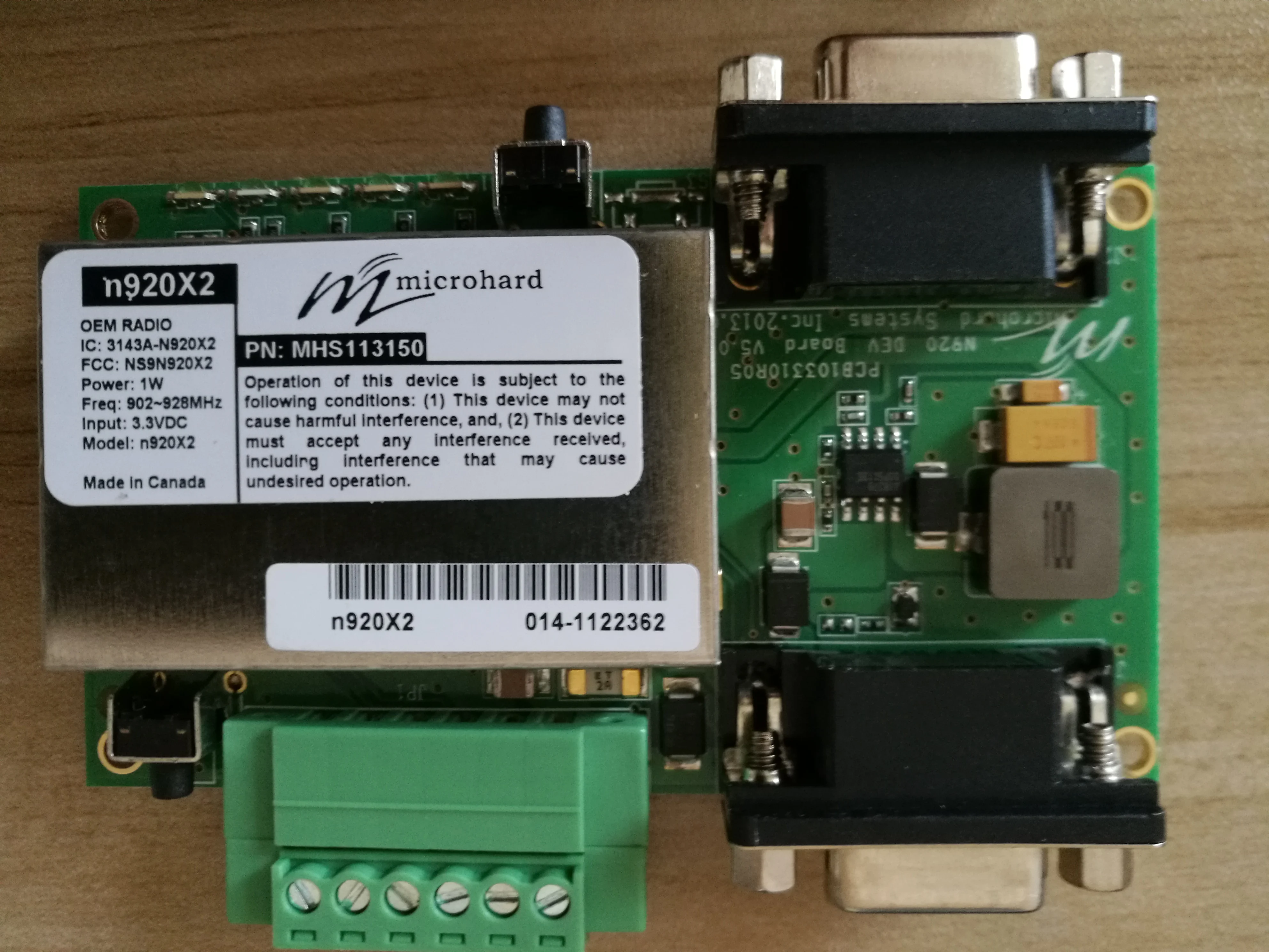 Microhard n920X2 MHS113150 UAV беспроводная цифровая передача 100 ...