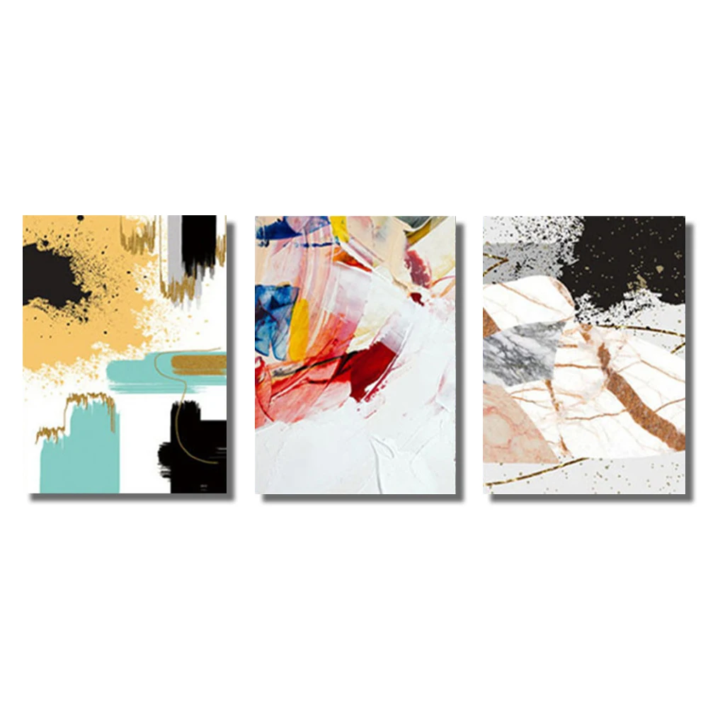 High Quality Abstract Oil Painting On Canvas Handmade Beautiful Colors ...