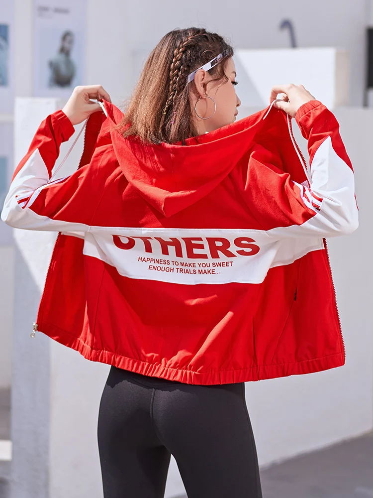 Chaquetas deportivas holgadas para mujer, chaqueta deportiva con ...