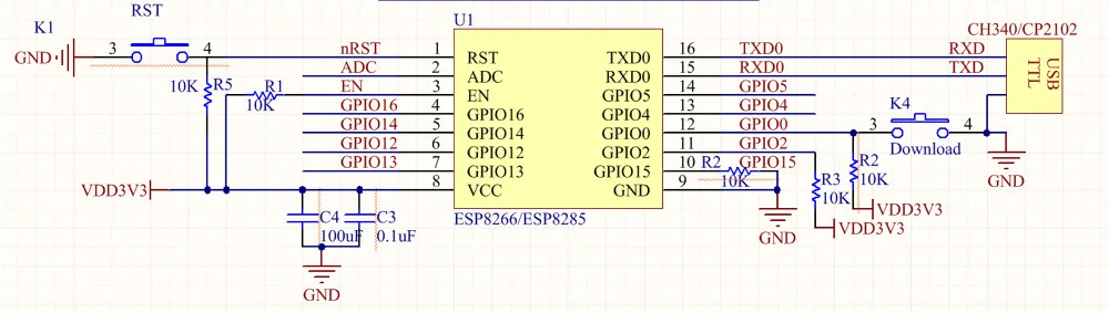 esp8266原理图-千图网